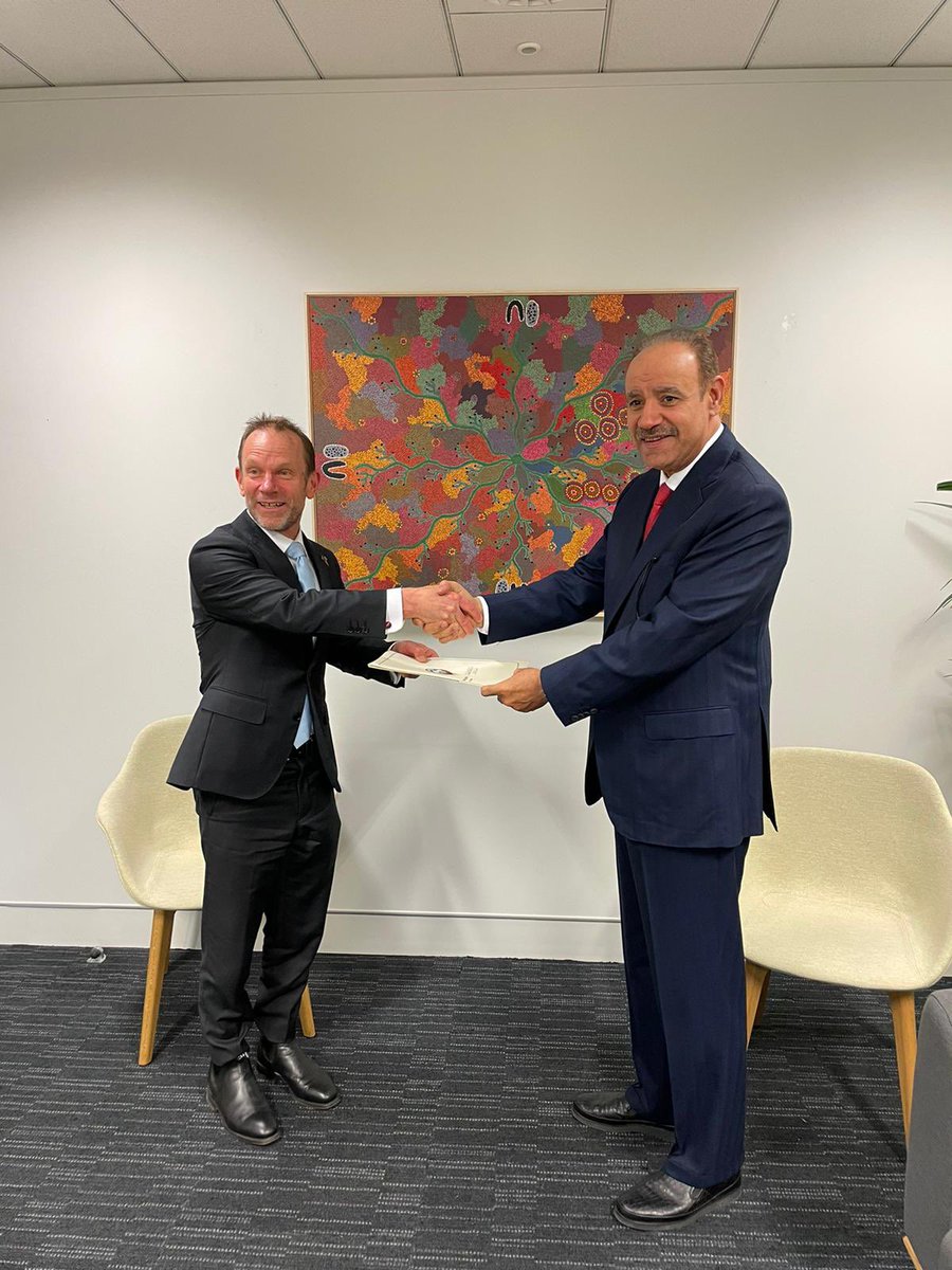 Kuwait Ambassador designate visits DFAT - VibeMedia
